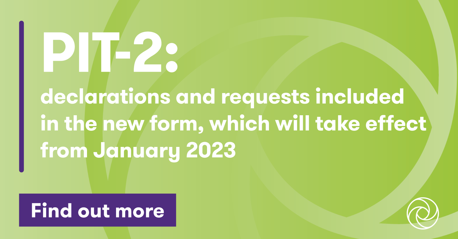 PIT-2: declarations and requests included in the new form, which will ...