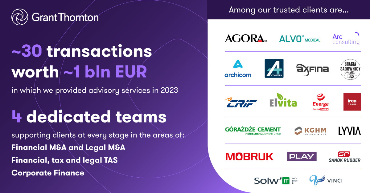 M&A transactions in Poland – case studies from Grant Thornton - Grant Thornton