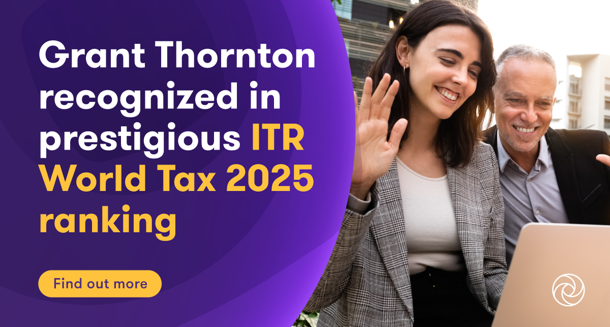 Grant Thornton recognized in prestigious ITR World Tax 2025 ranking - Grant Thornton